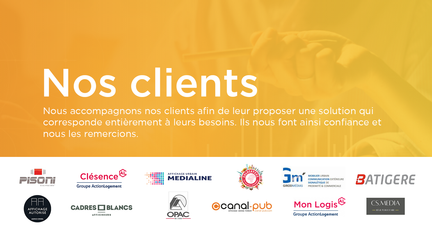 Nos clients | Quadra Diffusion